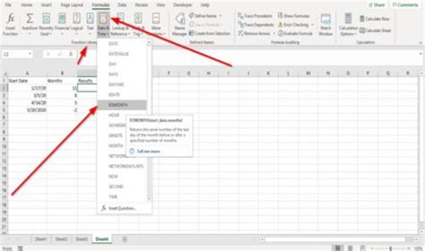 How To Use Edate And Eomonth Functions In Excel