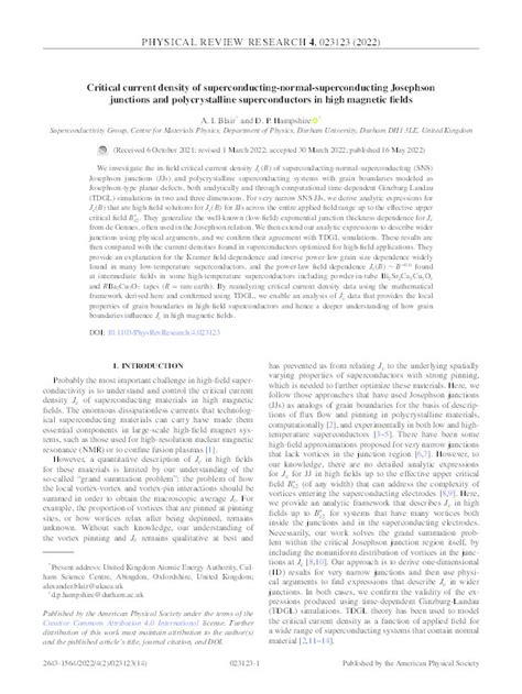 Critical Current Density Of Superconducting Normal Superconducting Josephson Junctions And
