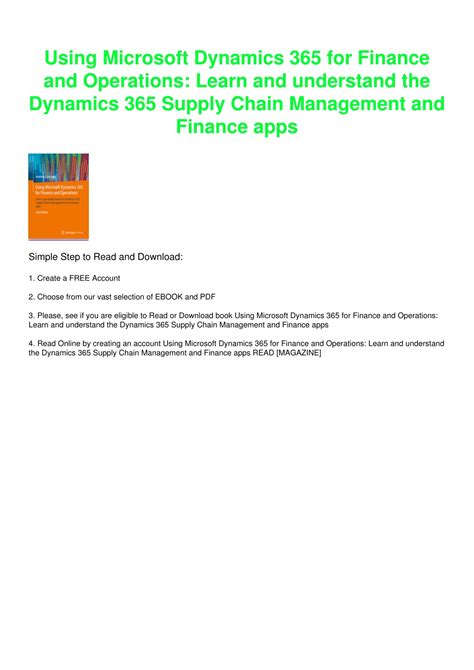 ppt pdf using microsoft dynamics 365 for finance and operations