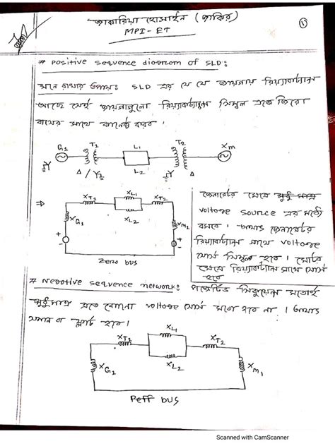positive negative zero sequence network diagram collected by jakaria