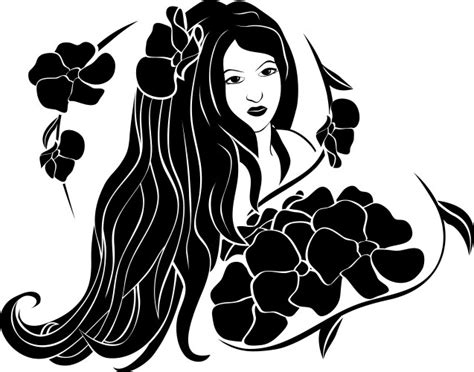 Sexy Girl Stencil Vector Images Over 140