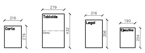Medidas De Hoja Carta Chefli