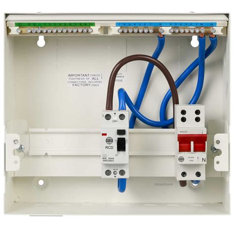 Wylex 9 Way Flexible Type A 80a Rcd Split Load Metal Clad Consumer Unit Nmrs9slma Cef