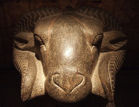 Amnte Nofre Egyptian Religion — Detail From A Granite Statue Of The