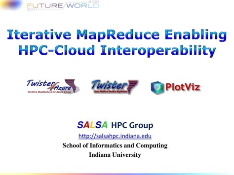 Ppt Iterative Mapreduce E Nabling Hpc Cloud Interoperability Powerpoint Presentation Id1522020