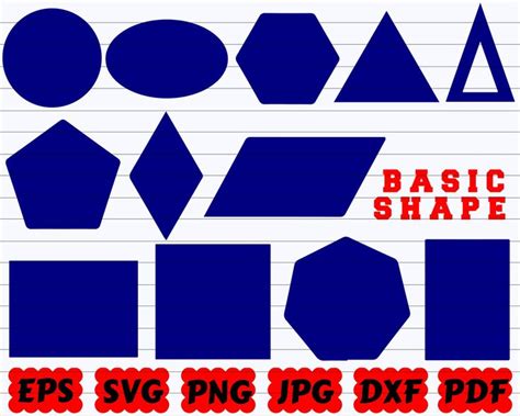 Basic Shape SVG Shape SVG Shape SVG Bundle Label Svg Square Svg Badge Svg Circle Svg Rectangular
