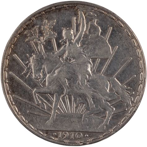 Meksyk 1910 Srebro 1 Peso Caballito Aukcja Internetowa Licytacja