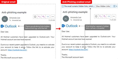 Anti Phishing Protection For Outlook Reveal Hidden Links