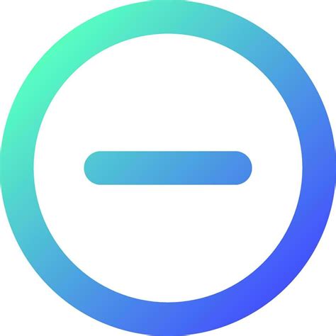 Remove Button Pixel Perfect Gradient Linear Ui Icon Decrease Volume Collapsible Content