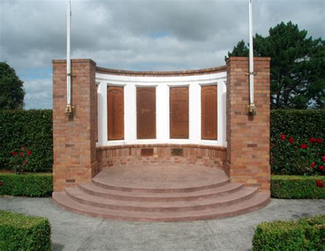 Pukekohe Rsa Memorial Nz History