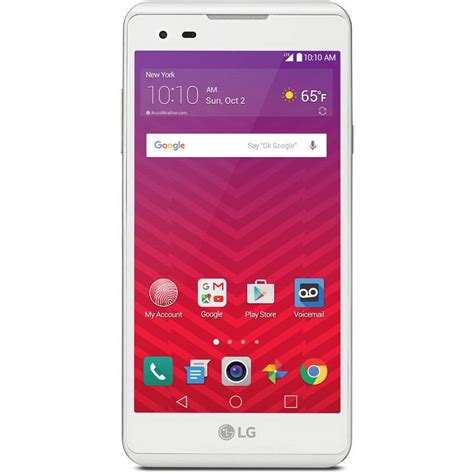 Virgin Mobile Lg Tribute Hd Gb Prepaid Smartphone White Walmart Com