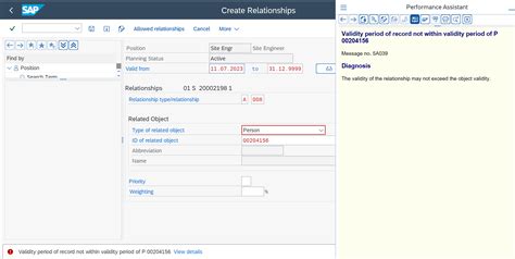 solved validity period of record not within validity peri sap