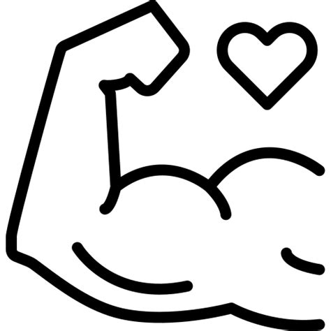 Muscle Darius Dan Lineal Icon