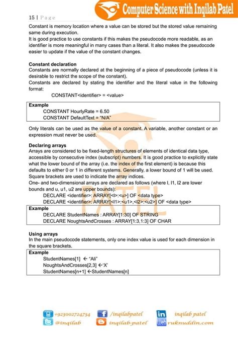 Igcse And O Level Computer Workbook For P2 By Inqilab Patel Pdf