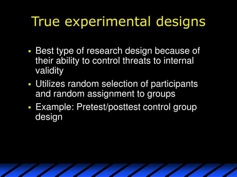 what is a true experimental design