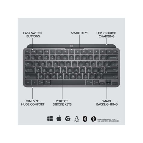 Jual Logitech Mx Keys Mini Wireless Illuminated Keyboard Bluetooth Shopee Indonesia