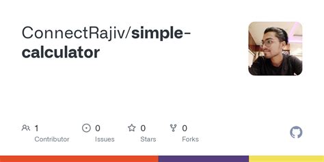 GitHub ConnectRajiv Simple Calculator