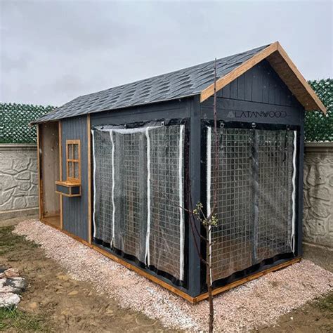 Arthur Wooden Dog House Latanwood