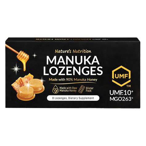 Manuka Honey Lozenges Blister Packs Umf 10 Umf 20 Made With 90 Manu
