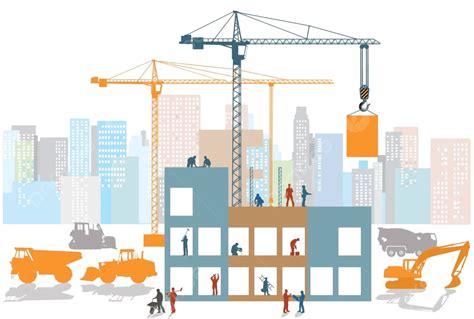 Big Construction Site Design Architect Bulldozer Vector Design Architect Bulldozer Png And