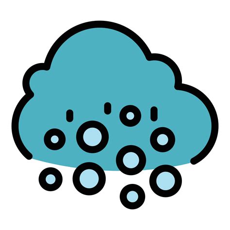 Weather Rain Cloud Icon Color Outline Vector 15887026 Vector Art At Vecteezy