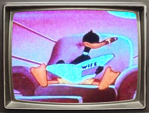 Daffy Duck Reading And Smoking On Television Drugs Daffy Duck Rock And Roll Character