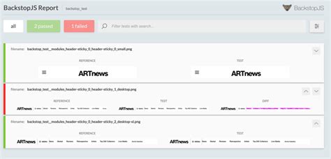 Sloppy Screencasts Test Oriented Ui Development With Backstopjs