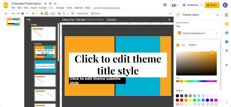 How To Change Theme Colors In Google Slides