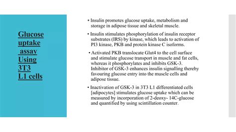 Principle And Applications Of Glucose Uptake And Calcium Influx Assay