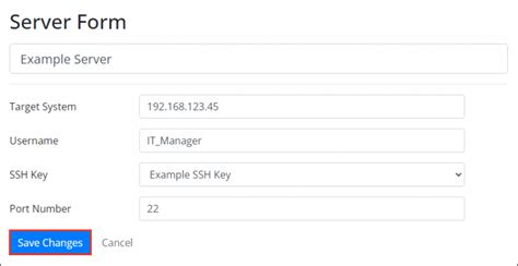 how to configure server command actions in room alert manager avtech