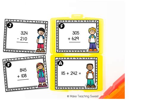 10 Ways To Use Math Task Cards Make Teaching Sweet
