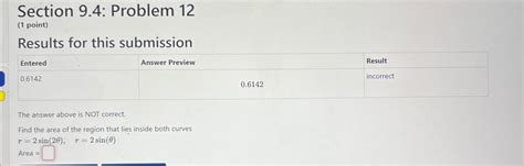 solved section 9 4 problem 12 1 ﻿point results for this