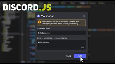 15 Discordjs Modal Menu Youtube