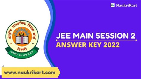 JEE Main Session Answer Key Released At Jeemain Nta Nic In Direct Link Here