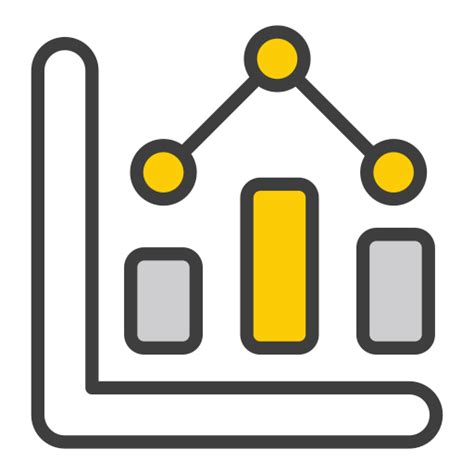 Chart Analytics Analysis Business Statistics Report Growth Icon