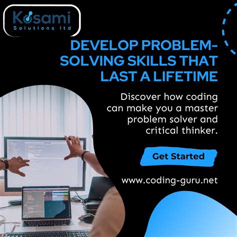 Kosami Solutions Ltd On Linkedin The Problem Solving Techniques You Learn Through Coding Are