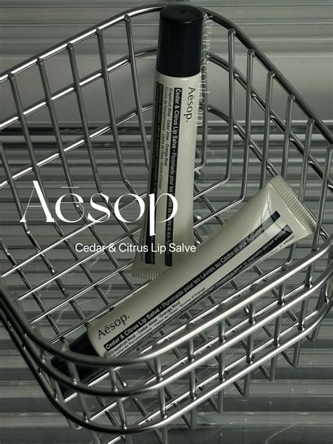 《aesop Cedar And Citrus雪松橙香潤唇》