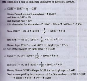 GST RS Aggarwal Class ICSE Chapter Solutions ICSEHELP