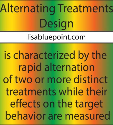 Alternating Treatments Design Variations Applied Behavior Analysis