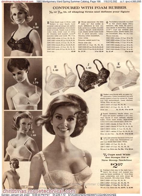 Vintage Bra Bullet Bra Retro Lingerie Montgomery Ward Christmas