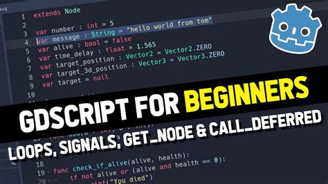 Loops Signals Get Node Call Deferred In GDScript YouTube