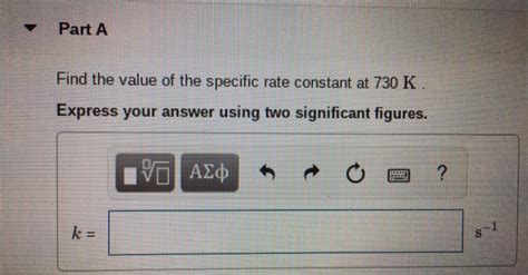 Solved Ethyl Chloride Vapor Decomposes By The First Order