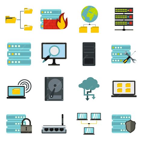 Premium Vector Big Data Icons Set