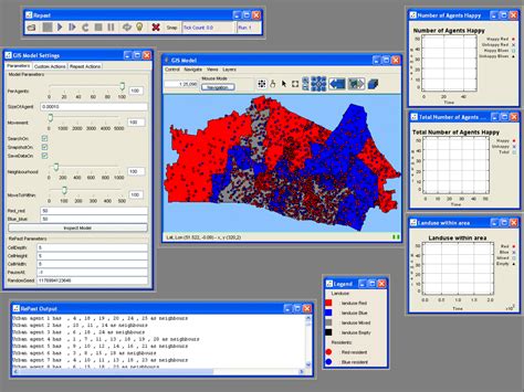 Segregation Abm Vector Gis Home Segregation Model