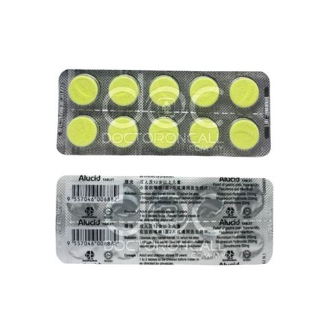 Buy Alucid Tablet 10s Strip Uses Dosage Side Effects Instructions