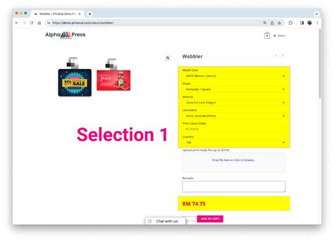 csv price list upload module