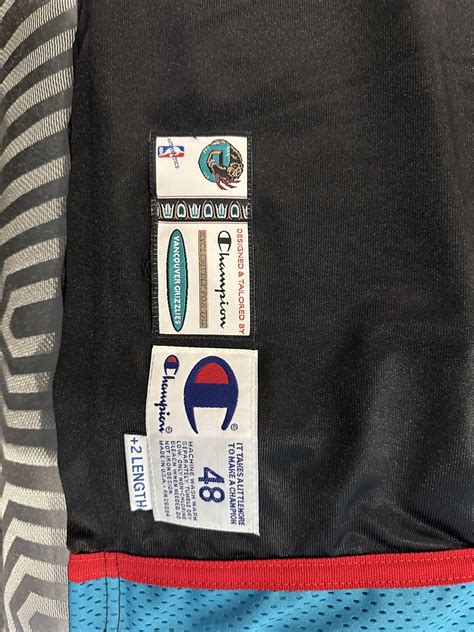 Stromile Swift Champion Authentic Vancouver Grizzlies Jersey R