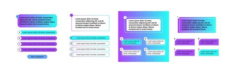 Quiz Test Template Ui Design Vector Illustration 10377919 Vector Art At Vecteezy