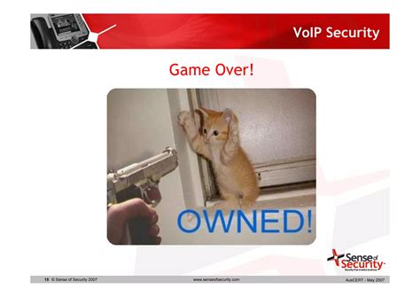 Voip Attacks And Countermeasures In The Corporate World Ppt
