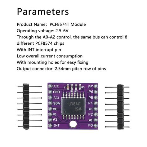 Dc25 6v Mcu 8574 Pcf8574t Adapter Board Expansion Board Module Io